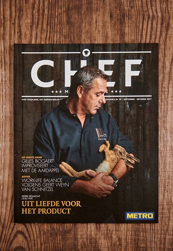 Cover Magazine Chef - Triptyque - Graphic design & Photography